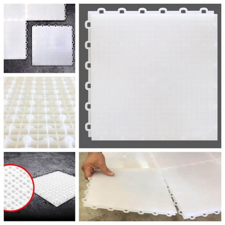 Interlocking Basement Floor Tiles - Made in USA - ModuTile