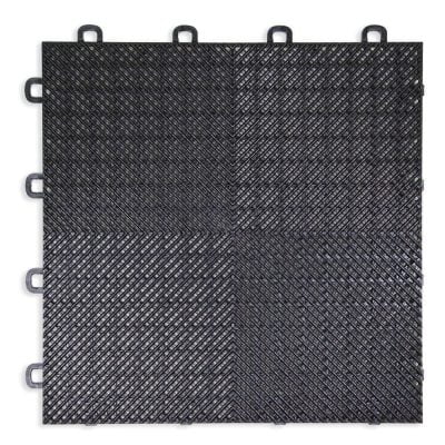 Perforated Interlocking Sport Tiles over concrete - Made in USA