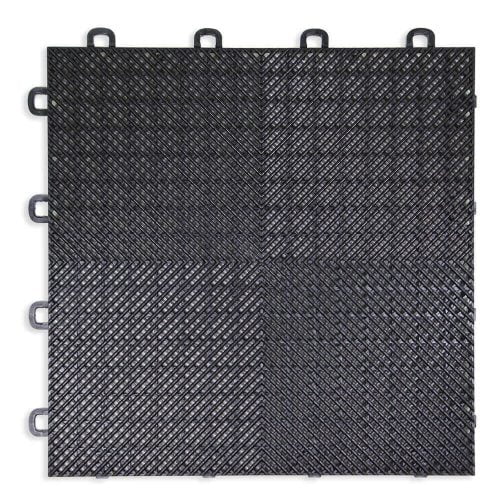 Perforated Interlocking Sport Tiles over concrete - Made in USA