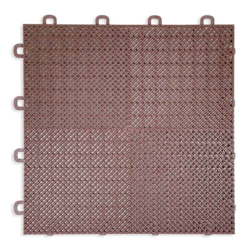 Perforated Interlocking Sport Tiles over concrete - Made in USA
