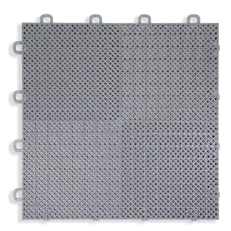 Perforated Interlocking Sport Tiles over concrete - Made in USA