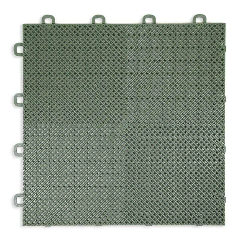 Perforated Interlocking Sport Tiles over concrete - Made in USA