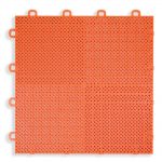 Perforated Interlocking Sport Tiles over concrete - Made in USA