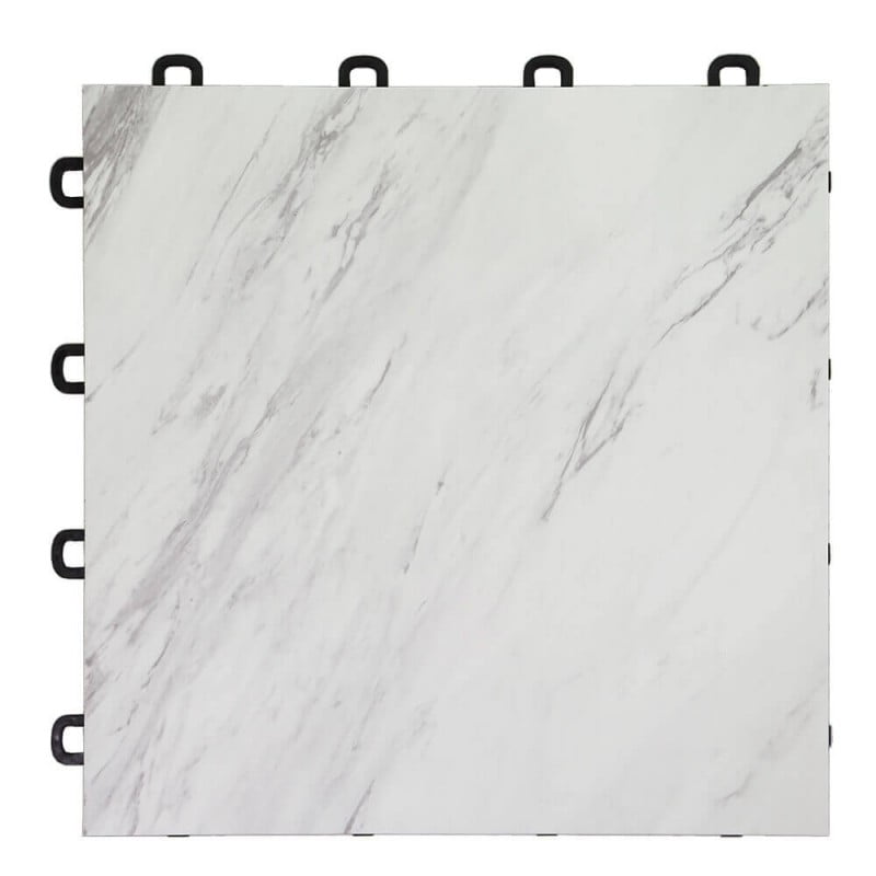 Marble Interlocking Floor Tiles for Basements & Trade Shows