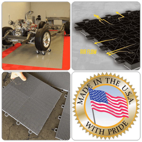 Garage Floor Tiles - Interlocking Garage Flooring - ModuTile