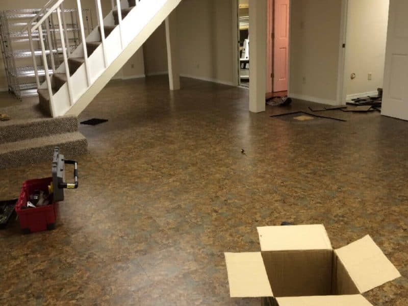 Basement Flooring Pictures - ModuTile - Made in USA