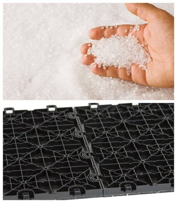 Interlocking Basement Floor Tiles - Made in USA - ModuTile