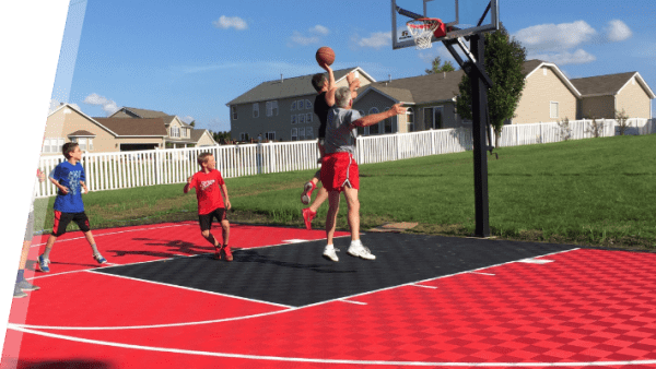 Backyard Basketball Court Flooring | Outdoor Sport Tiles
